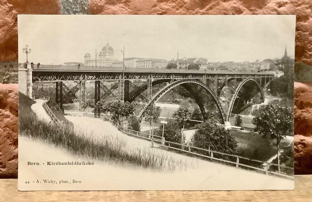Alte AK - KIRCHENFELDBRÜCKE & Bundeshaus Bern | Kaufen auf Ricardo