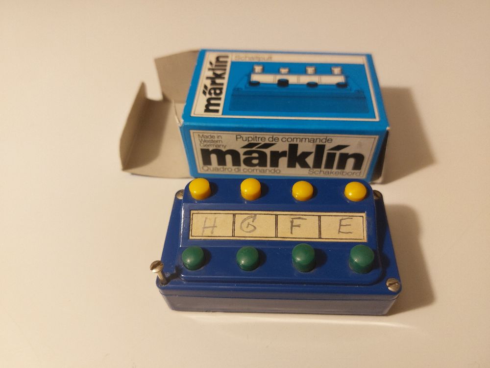 Märklin Schaltpult 7211 mit OVP (Gebraucht) in Wölflinswil für CHF 3 ...