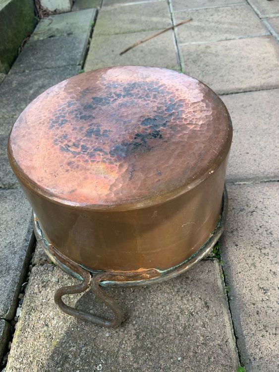 Antiker Kupfertopf mit 2 Henkel | Kaufen auf Ricardo