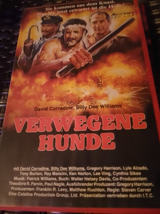 Verwegene Hunde mit David Carradine VHS Acron AG A-1003 (Gebraucht) in ...