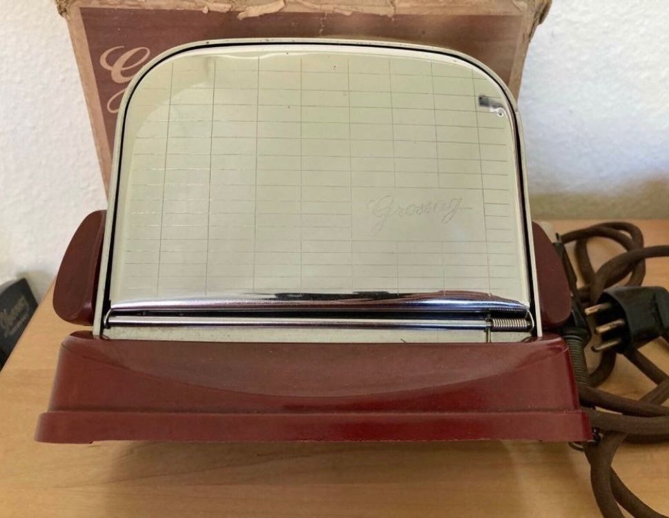 Grossag 446 antik Toaster Brotröster Retro Bakelitfuss Neuw (Gebraucht ...