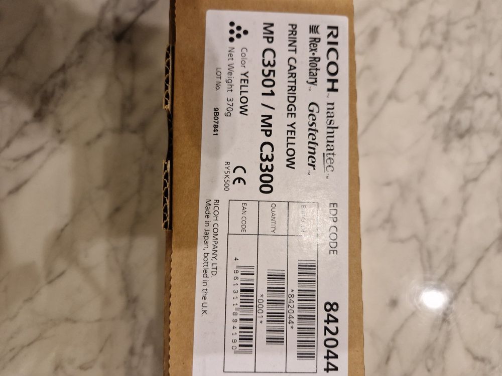 Drucker Patrone Yellow (MP C3501 / MP C3300) | Kaufen auf Ricardo