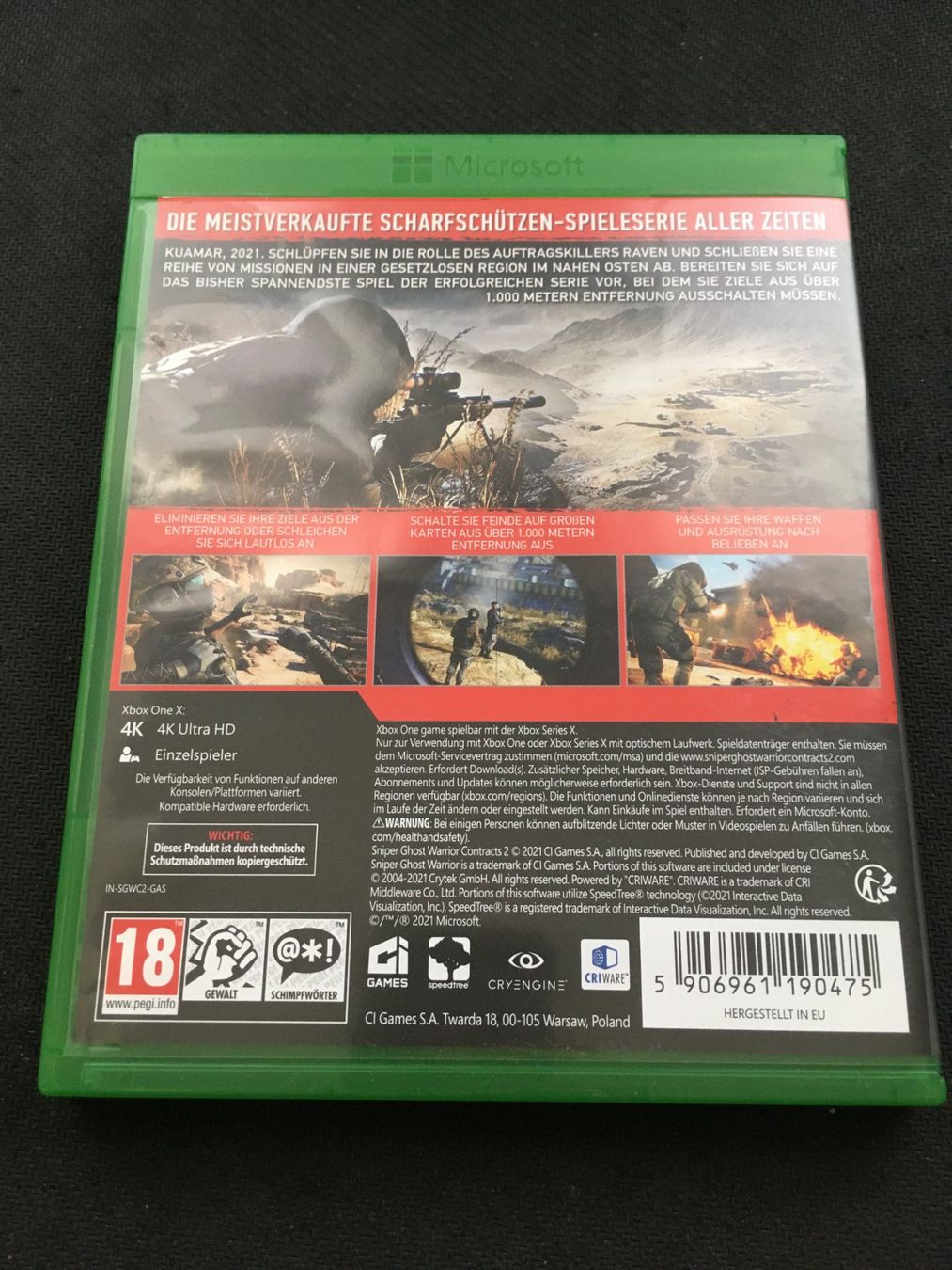 Sniper Ghost Warrior Contracts 2 für Xbox One (Gebraucht) in St.Gallen ...
