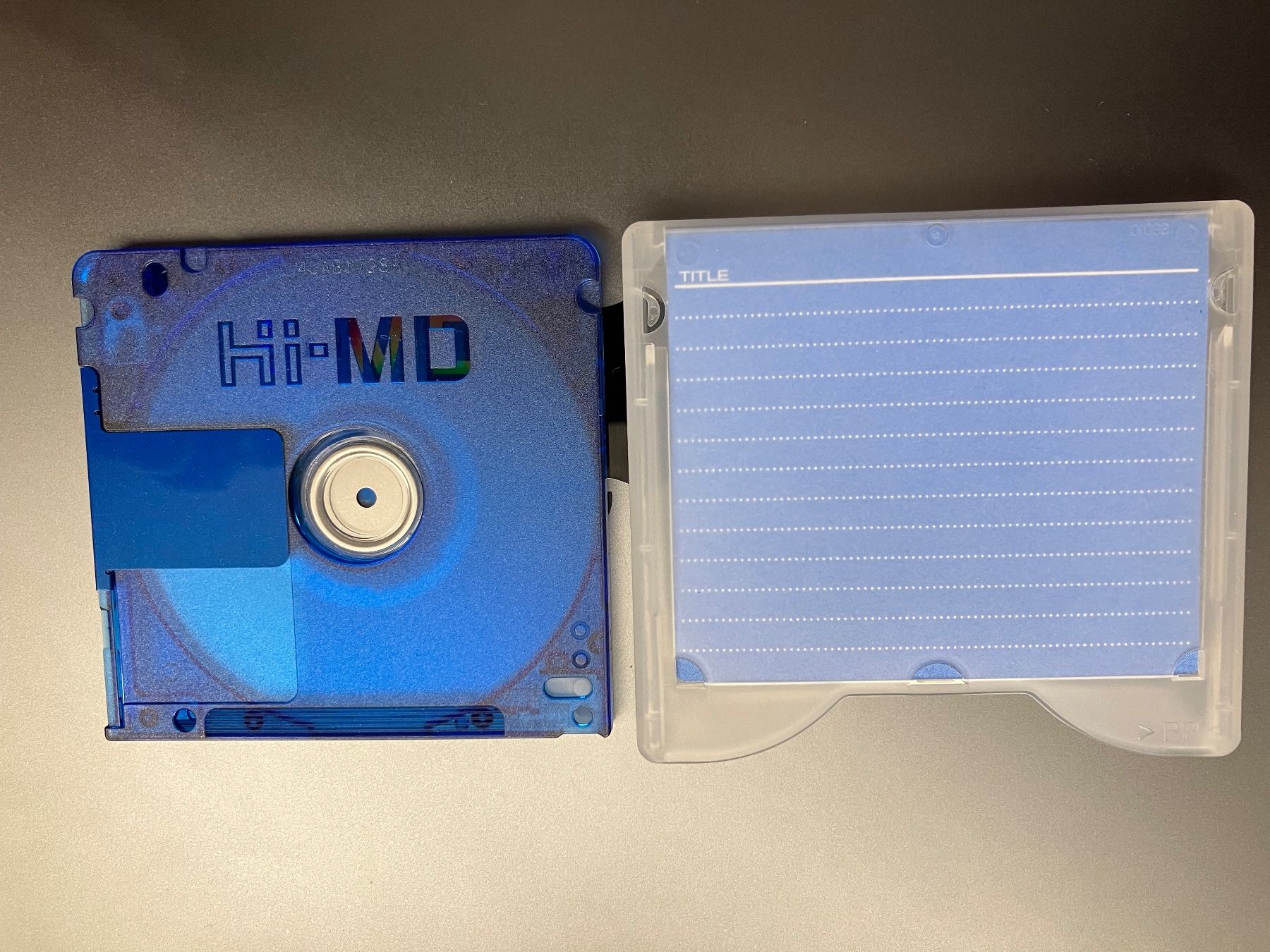 Sony Hi-MD Disc 1GB, Blau, Selten - Sammlerstück! (Gebraucht) in Hausen ...