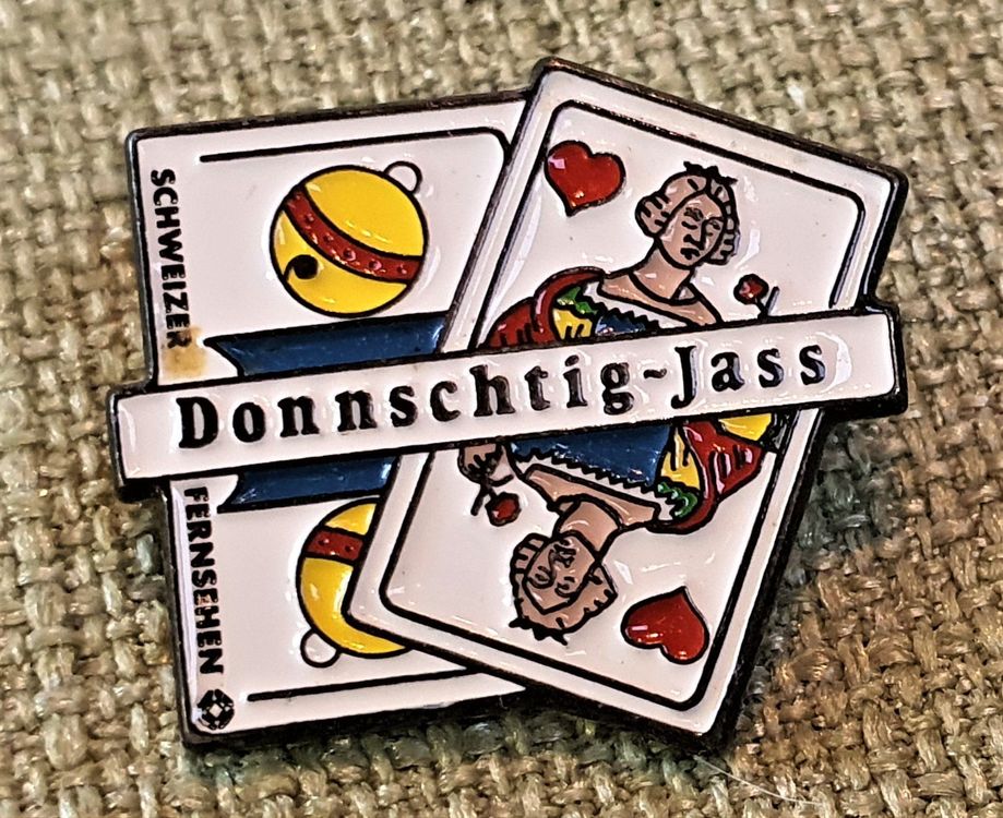 J109 - Pin Donnschtig - Jass SRF Schweizer Fernsehen (Gebraucht) in ...
