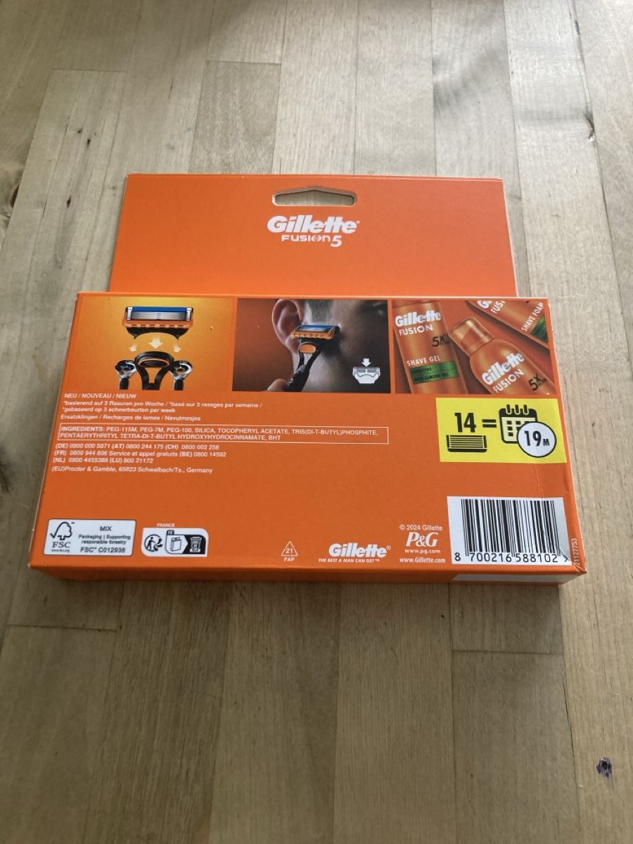 Gillette Fusion5 14 Klingen (Neu (gemäss Beschreibung)) in Zürich für ...