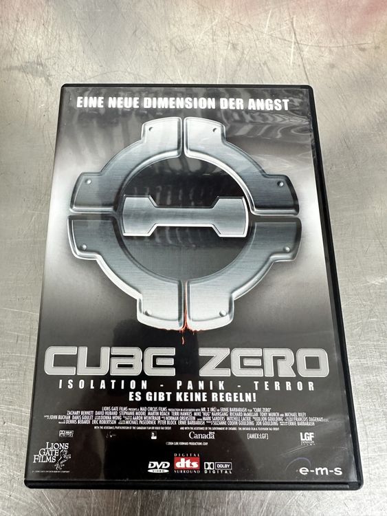 CUBE ZERO DVD (Gebraucht) in Schwende für CHF 8 – nur Abholung auf Ricardo kaufen