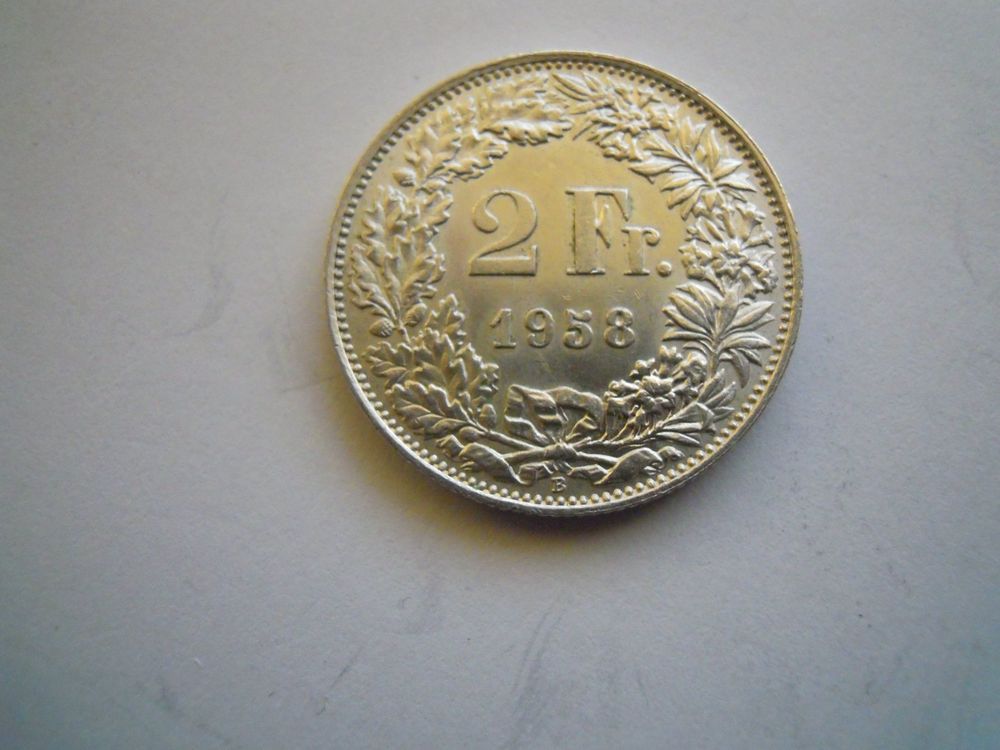 2 Fr. 1958 unz | Kaufen auf Ricardo
