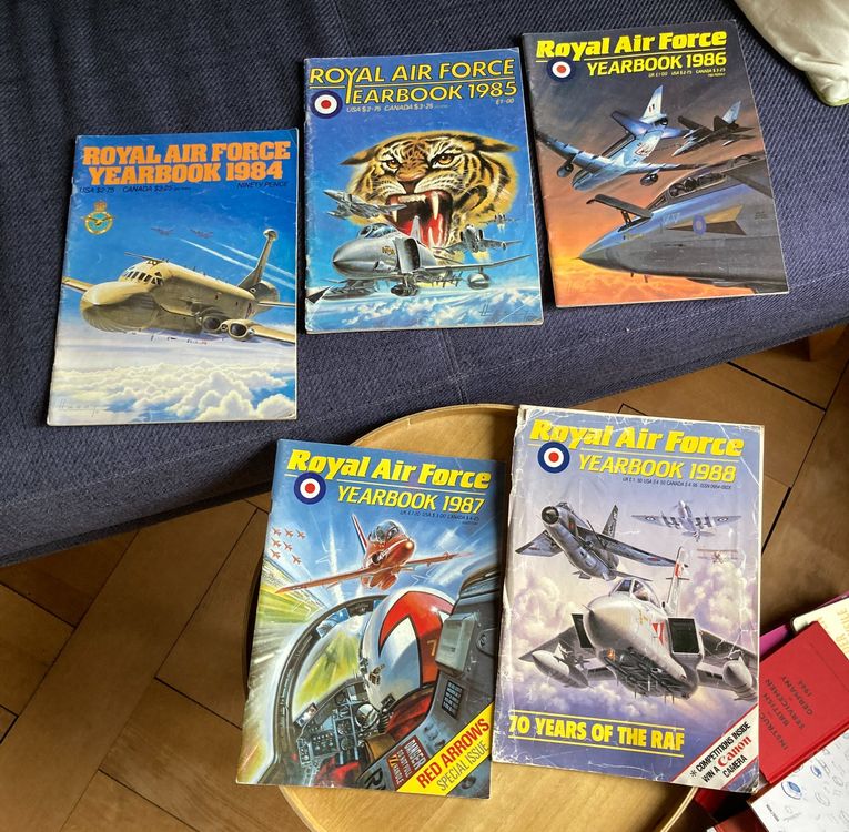 Royal Air Force RAF Yearbook 1984, 1985, 1986, 1987, 1988 | Kaufen auf ...