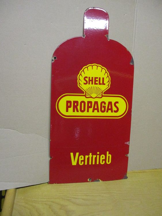Shell Propagas Emailschild ca. 62 x 30 cm (Gebraucht) in Ottikon Gossau ...