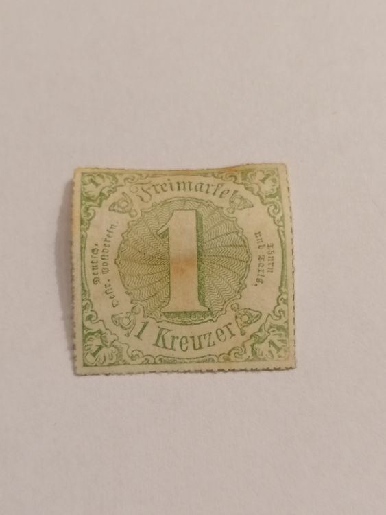 Alt Deutschland Turn und Taxis 1 Kreuzer (Gebraucht) in Happerswil für ...