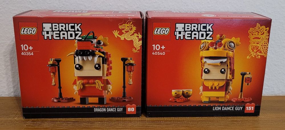 Lego 40354 & 40540: Dragon & Lion Dance Guy - Neu & OVP | Kaufen auf ...
