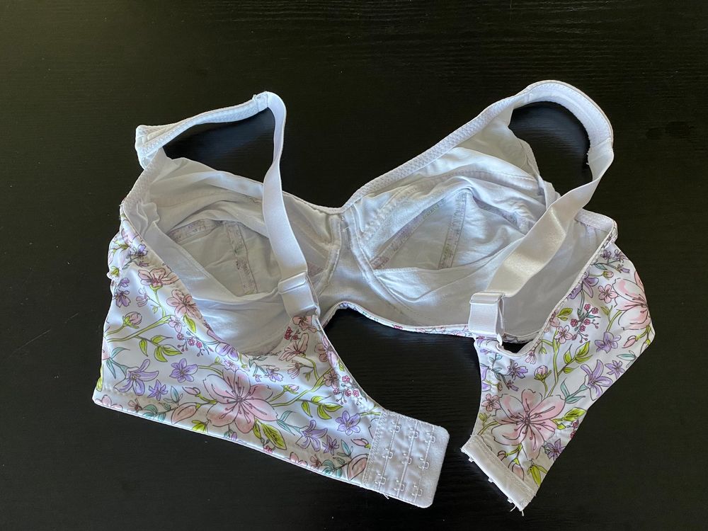 BH weiss Blumen 95D soutien-gorge reggiseno bra (Nr. 167) (Gebraucht ...