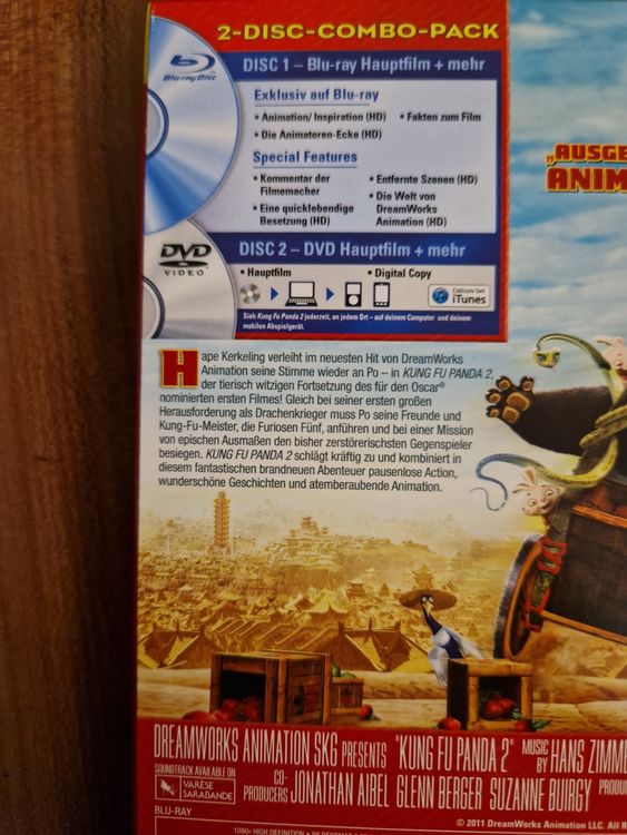 Kung Fu Panda 2, blu-ray & dvd, animationsfilm | Kaufen auf Ricardo