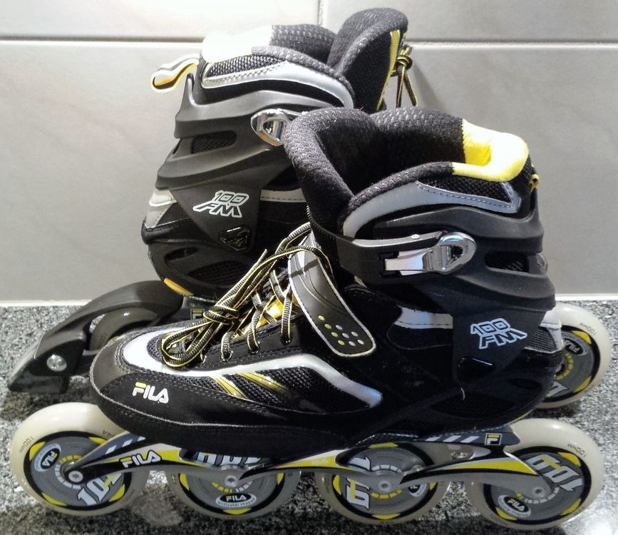 FILA - Profi Inline Marathon Skates 43 - Carbon/Leder/100mm (Neu und ...