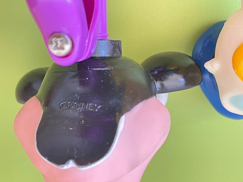 2x 80er Disney Minnie & Donald Fahrradhupe Velohupe Hupe (Gebraucht) in ...