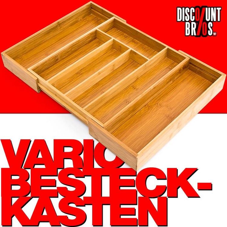 NEU Vario BESTECKKASTEN Bambus Holz | Kaufen auf Ricardo