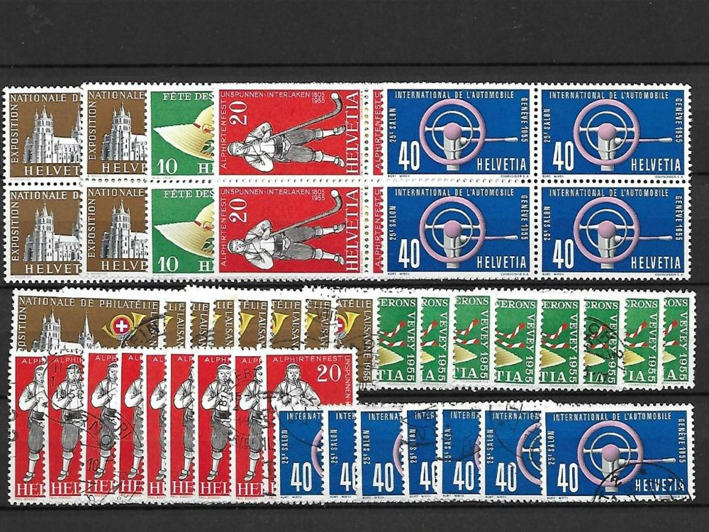 Freim **+gest. Restlot 1955 Kat: CHF 110.- | Kaufen auf Ricardo