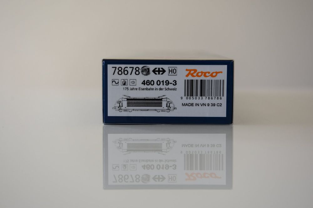 Roco 78678 Re 460 019-3 „175 Jahre Schweizer Bahnen“ AC-Snd | Kaufen ...