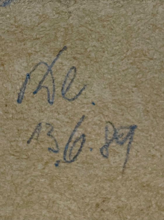 sehr Schöne Damen Akt Zeichnung Unleserlich Signiert | Kaufen auf Ricardo