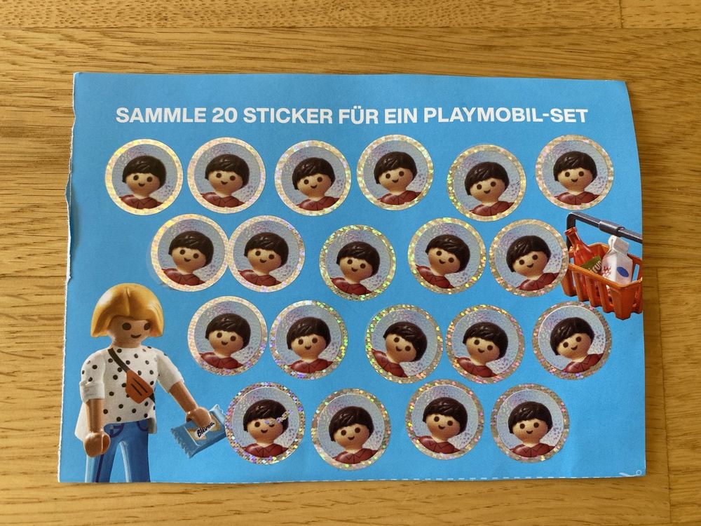 1 volle Karte (20 Sammelmarken) Migros Playmobile Mania | Kaufen auf Ricardo