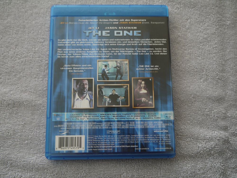 THE ONE-Jet Li/Jason Statham-Uncut Version-selten | Kaufen auf Ricardo