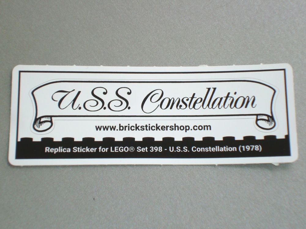 Replica Sticker / Decals Lego Hobby #398 U.S.S.Constellation (Neu ...