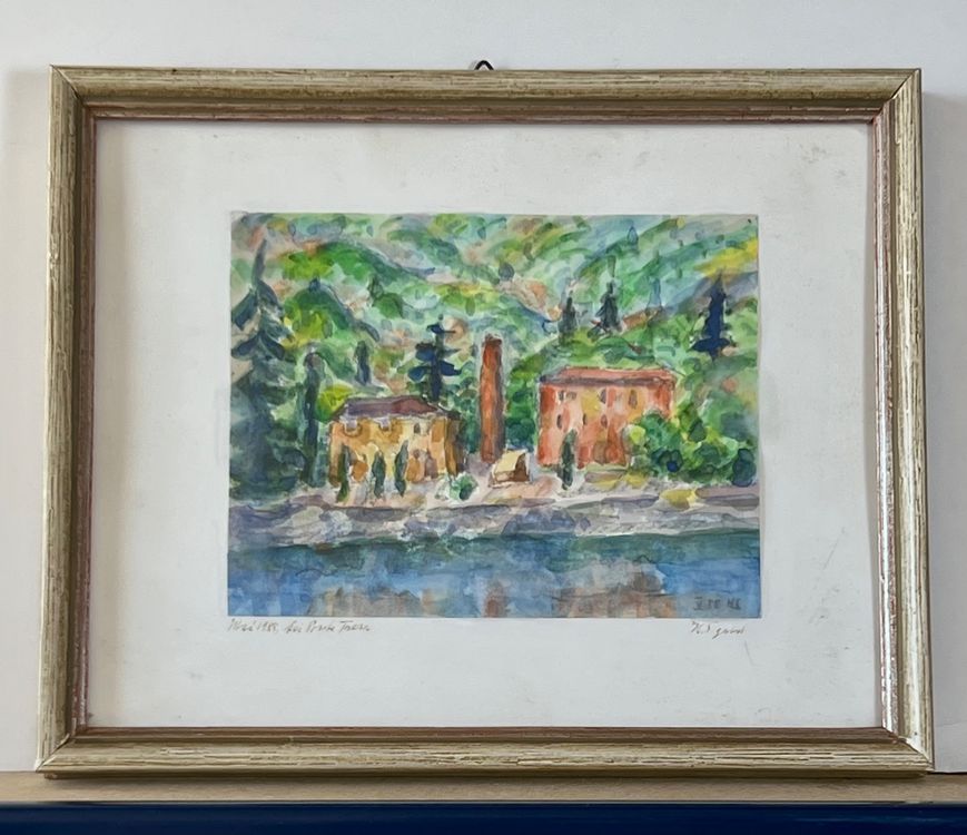 Aquarell Karl Sigrist ( 1885-1986) original (Neu (gemäss Beschreibung)) in Vaduz für CHF 100 ...