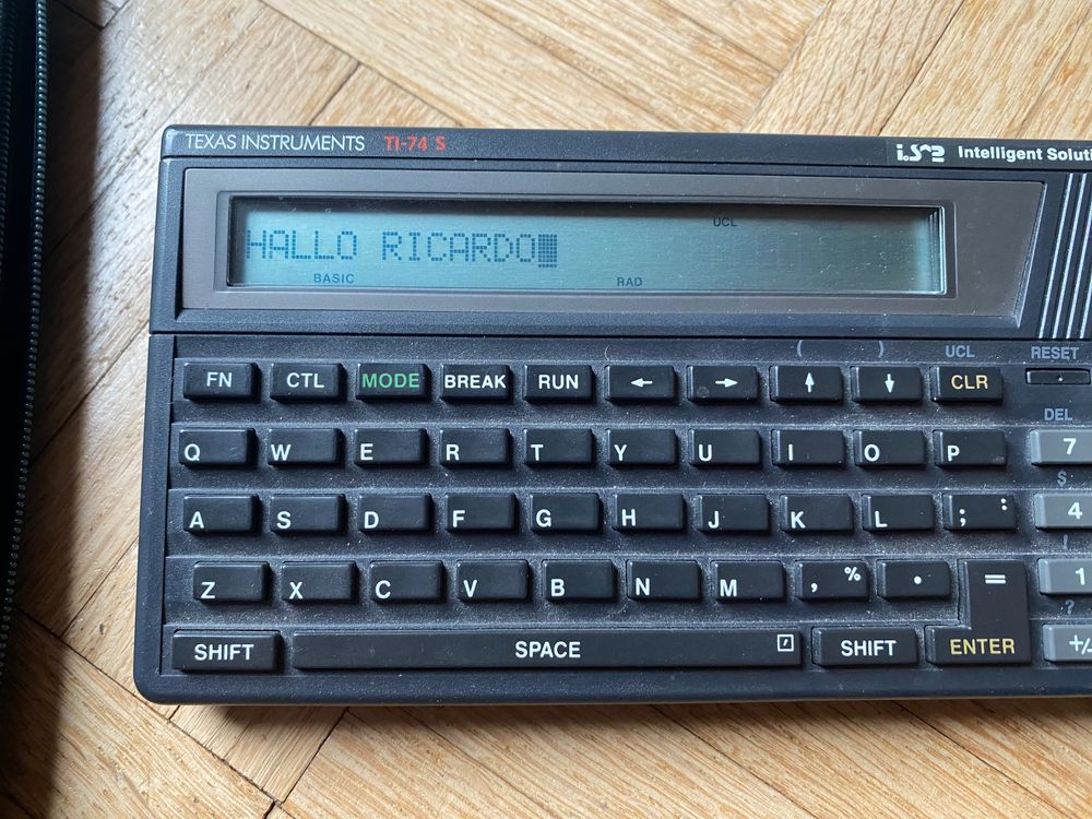 Texas Instruments TI-74 Pocket Computer aus 1985 | Kaufen auf Ricardo