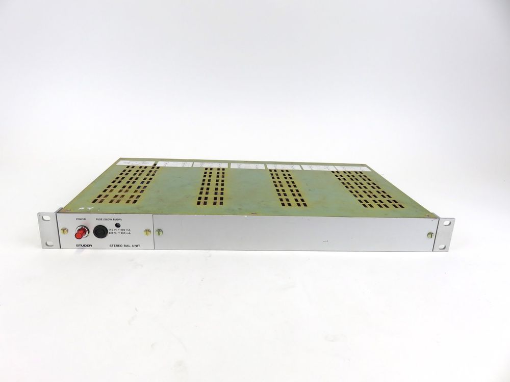 Studer Stereo Balancing Unit (Gebraucht) in Urtenen-Schönbühl für CHF ...