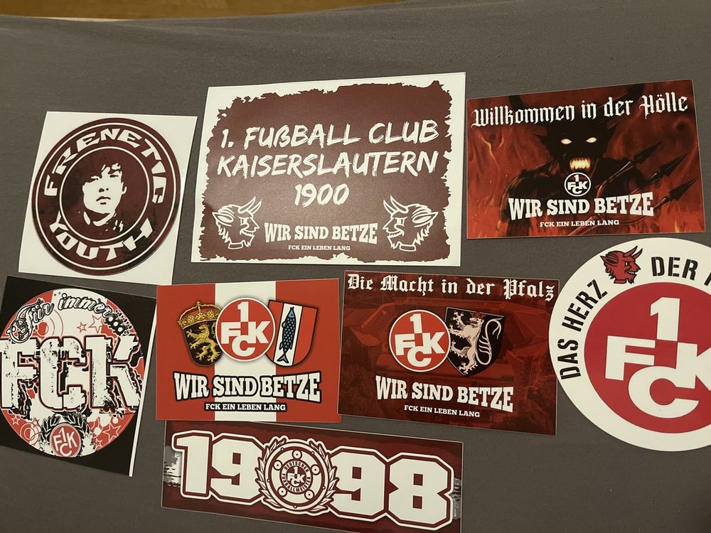 8x 1.FC Kaiserslautern Ultras Sticker (Neu (gemäss Beschreibung)) in ...