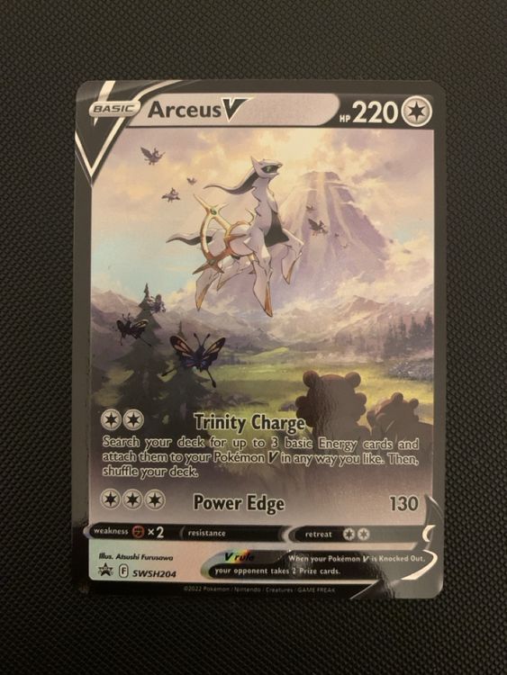 Carte Pokémon Arceus V swsh204 promo (Neuf (Voir description)) à Thônex ...