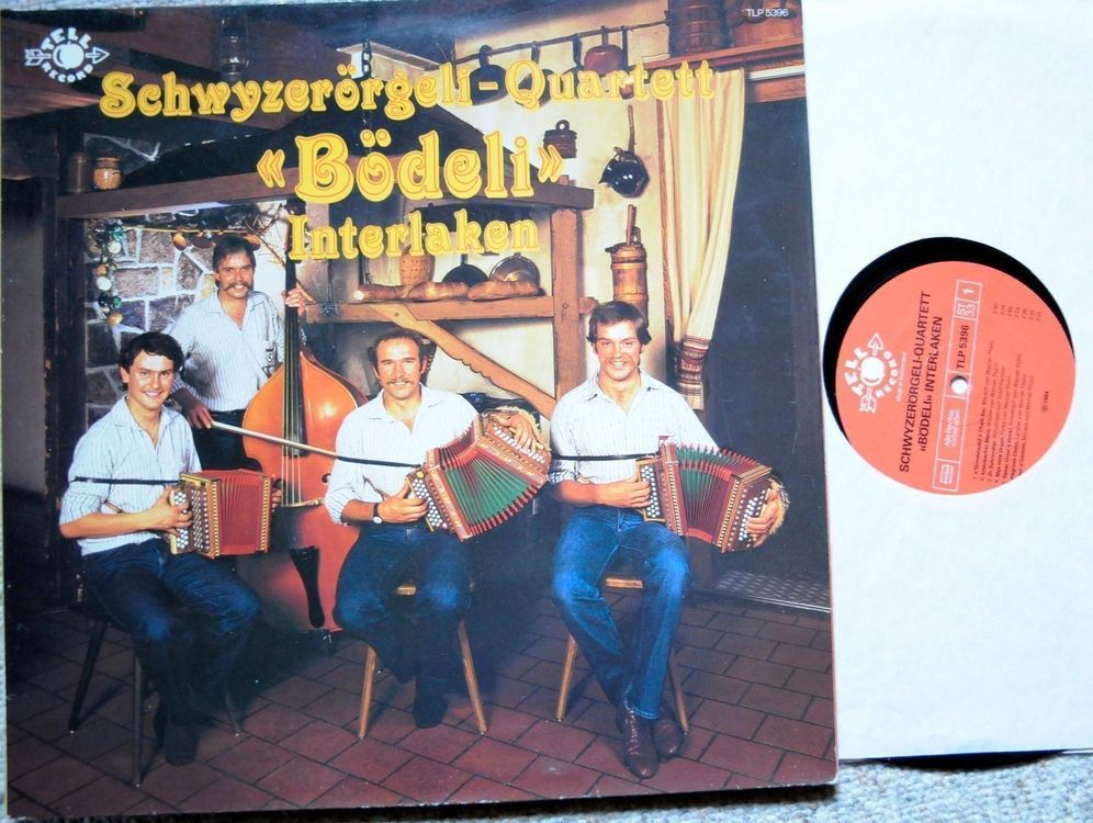 Schwyzerörgeli-Quartett «Bödeli» LP ♪ GEWASCHEN TOP ZUSTAND (Neu (gemäss Beschreibung)) in ...
