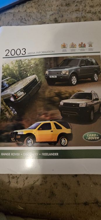 Land Rover Pressemappe Discovery 4.6 Range Rover Freel SE xx | Kaufen ...