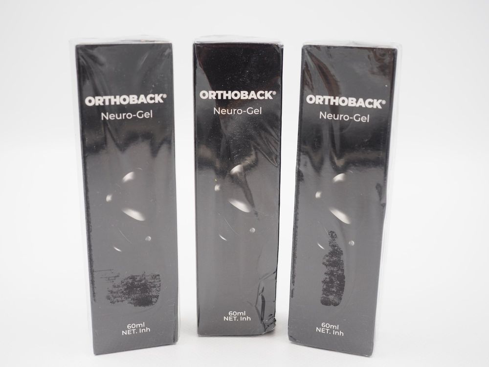 3x ORTHOBACK Neuro-Gel für Vibrationstherapie (25090346) (Neu und ...