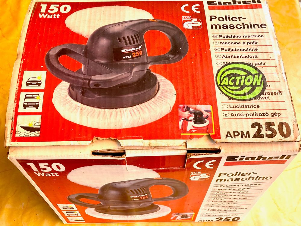 Einhell-Poliermaschine APM 250, 150 Watt, wie neu. | Kaufen auf Ricardo