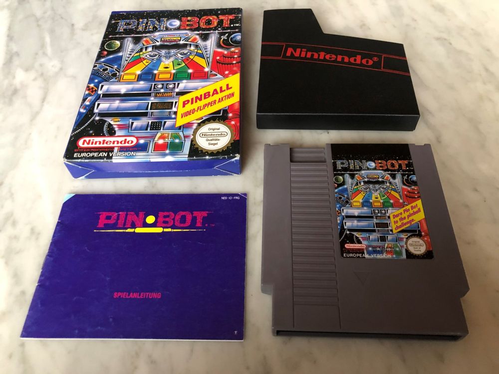 PIN BOT SPIEL FÜR NINTENDO NES IN ORIGINALSCHACHTEL (Gebraucht) in ...
