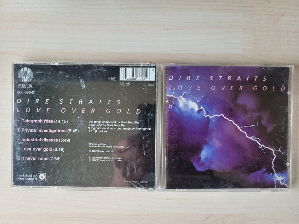 Dire Straits - Love Over Gold CD 1982 | Kaufen auf Ricardo