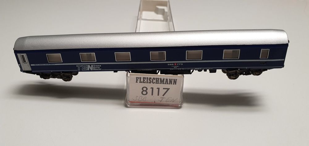 Fleischmann 8117 SBB Liegewagen 1. Kl. "TEN" OVP (6422) (Gebraucht) in ...