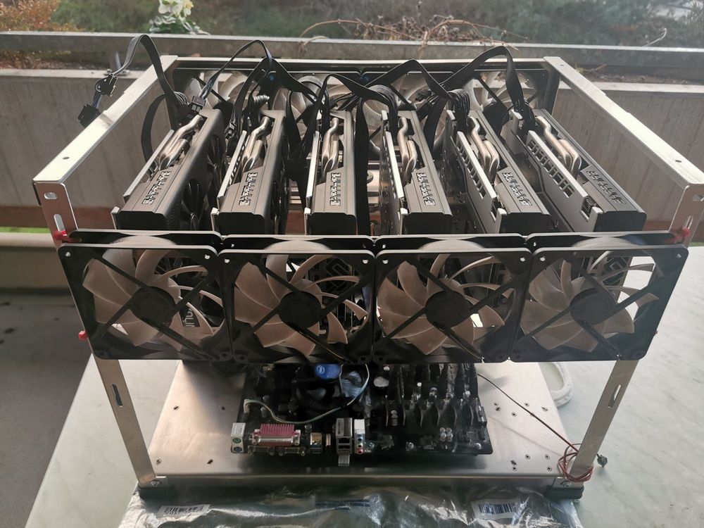 Mining Rig RX580 Nitro+ 8GB 6x | Kaufen auf Ricardo