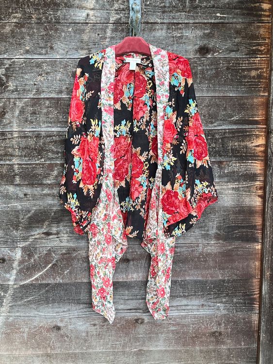 kimono band of gypsies M/L hippie blumen geblümt (Gebraucht) in ...