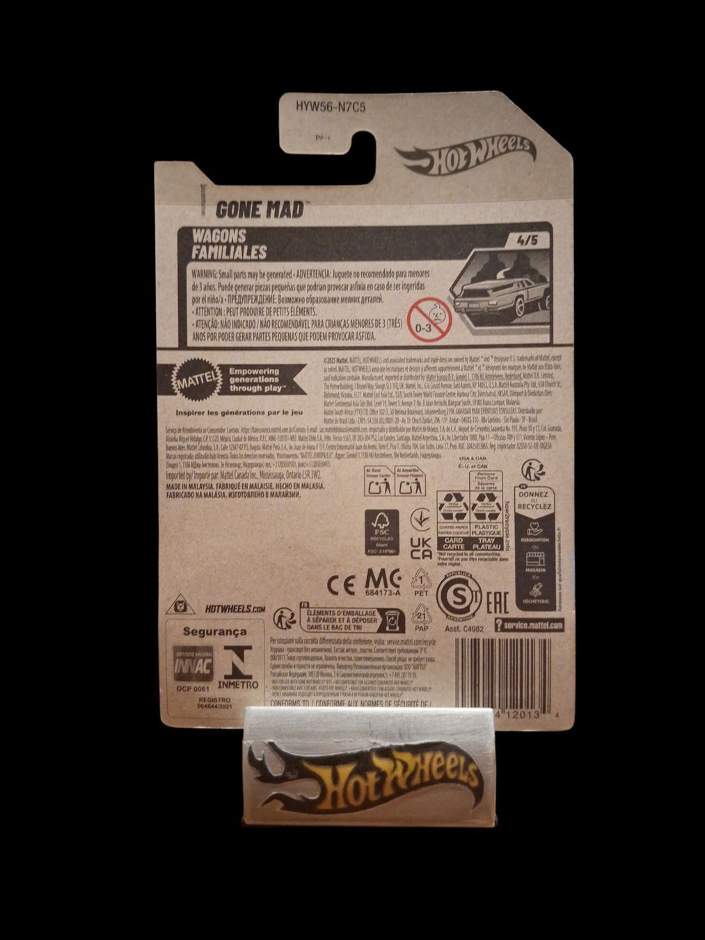 Hot Wheels HW Wagons 2025 Gone Mad 4/5 L (Neu und originalverpackt) in ...