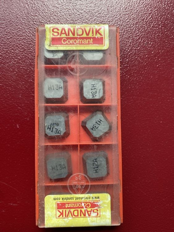 Sandvik Coromant Wendeplatten H13A, SEMN 1204AZ – Neu! (Neu und ...