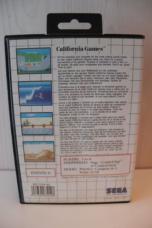 California Games - SEGA Master System (Gebraucht) in für CHF 12 – mit ...