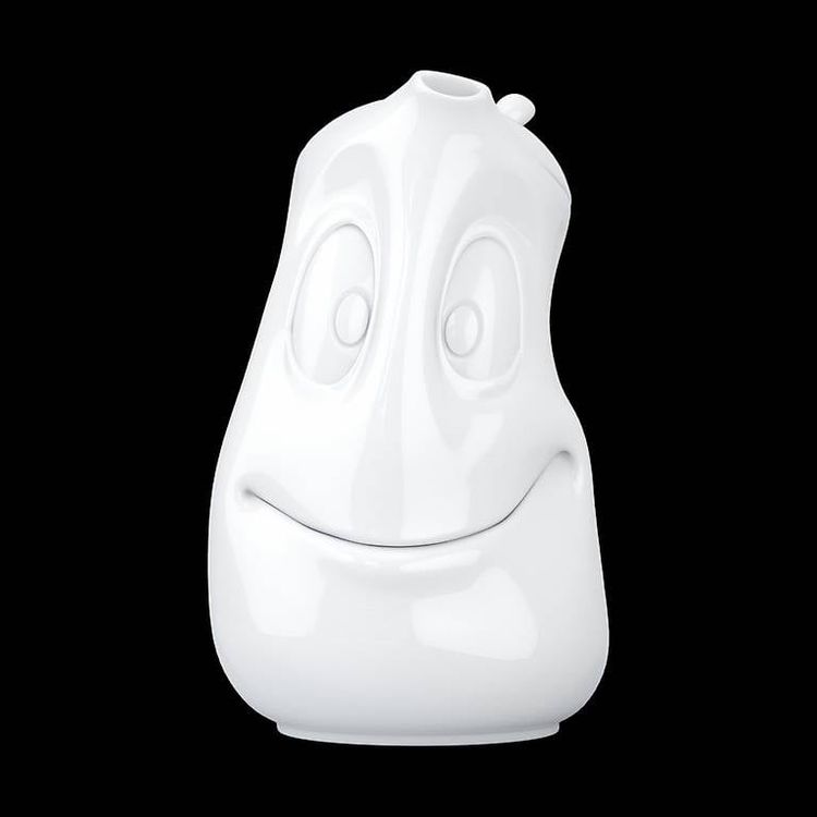 FiftyEight Kanne "gut drauf" Hartporzellan 1,2 L, weiß (Gebraucht) in ...