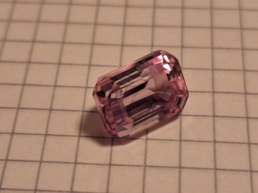 Rosa Padparadscha Saphir Ceylon (Sri Lanka) ca. 7.7 ct. (Neu (gemäss ...