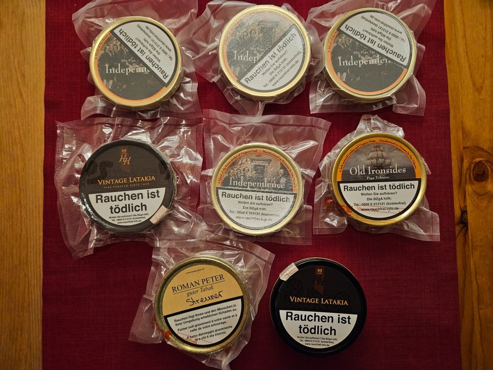 8 Pfeifentabak von DTM Roman Peter MAC BAREN Pfeife Tabak (Neu und originalverpackt) in ...