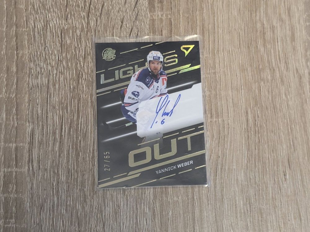 Yannick Weber (ZSC) - Lights out Auto /65 - Sportzoo S2 (Neu (gemäss Beschreibung)) in ...