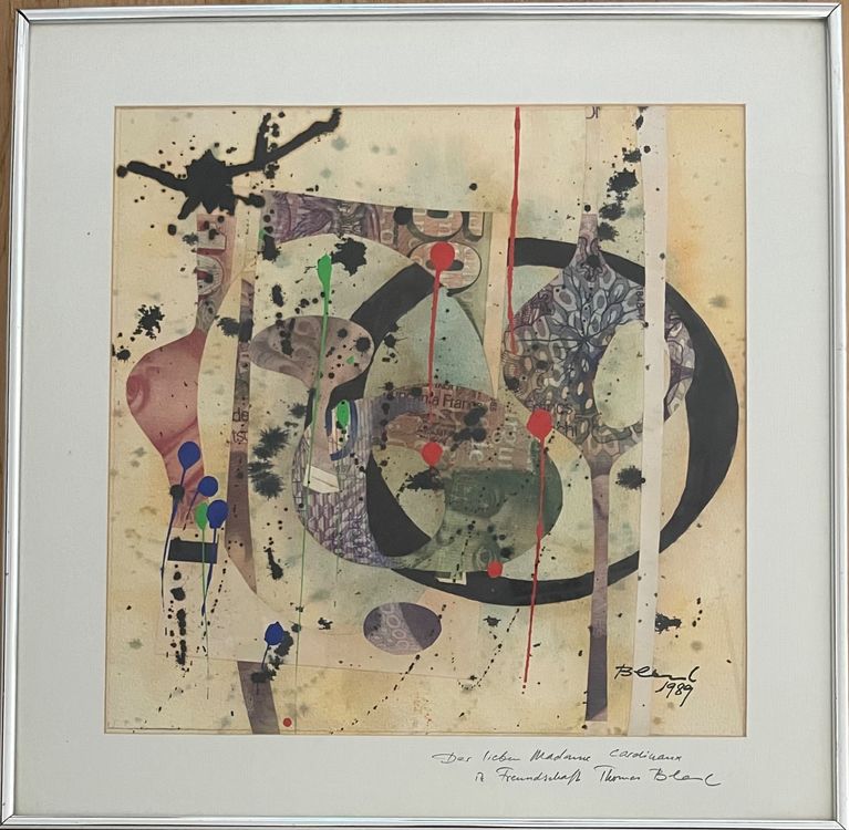 Thomen Blenc Abstrakte Mischtechnik -Collage (Gebraucht) in Root für CHF 70 – mit Lieferung auf ...