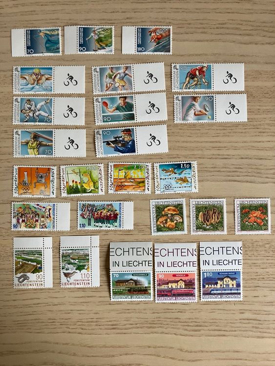 Briefmarken Liechtenstein Frankaturware Wert CHF 25.- (Neu (gemäss Beschreibung)) in Dielsdorf ...